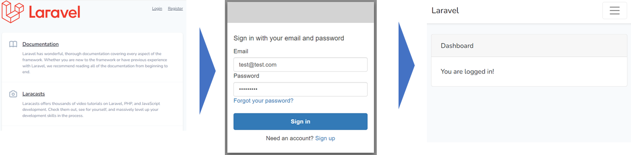 Laravelで Amazon Cognito ログイン認証1【ログイン機能】 | 南の島のSE エンジニアブログ